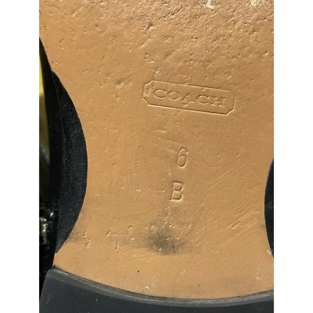 Coach | Shoes | Coach Mulan Extended Calf Riding Boots Black Sz 6b ...